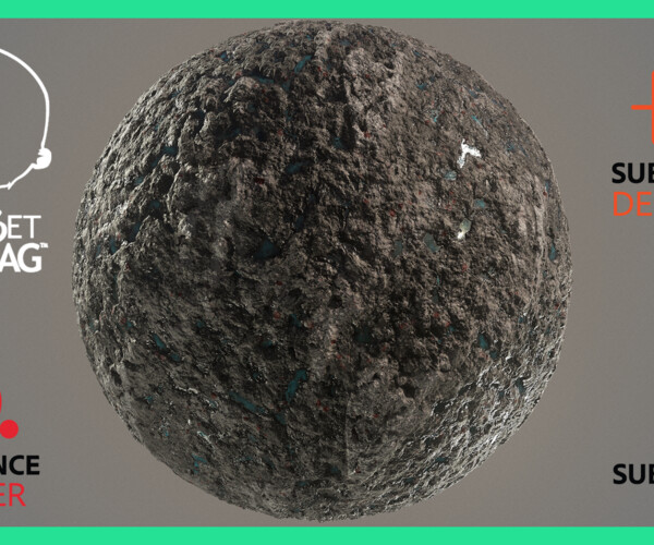 ArtStation - PBR Rock Ground Terrain Seamless Material Texture | Resources