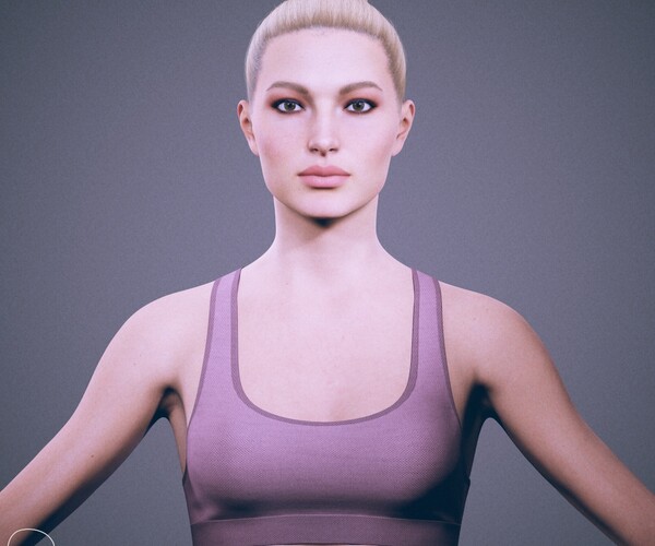 ArtStation - Female Character - Lea - Fitness | Game Assets