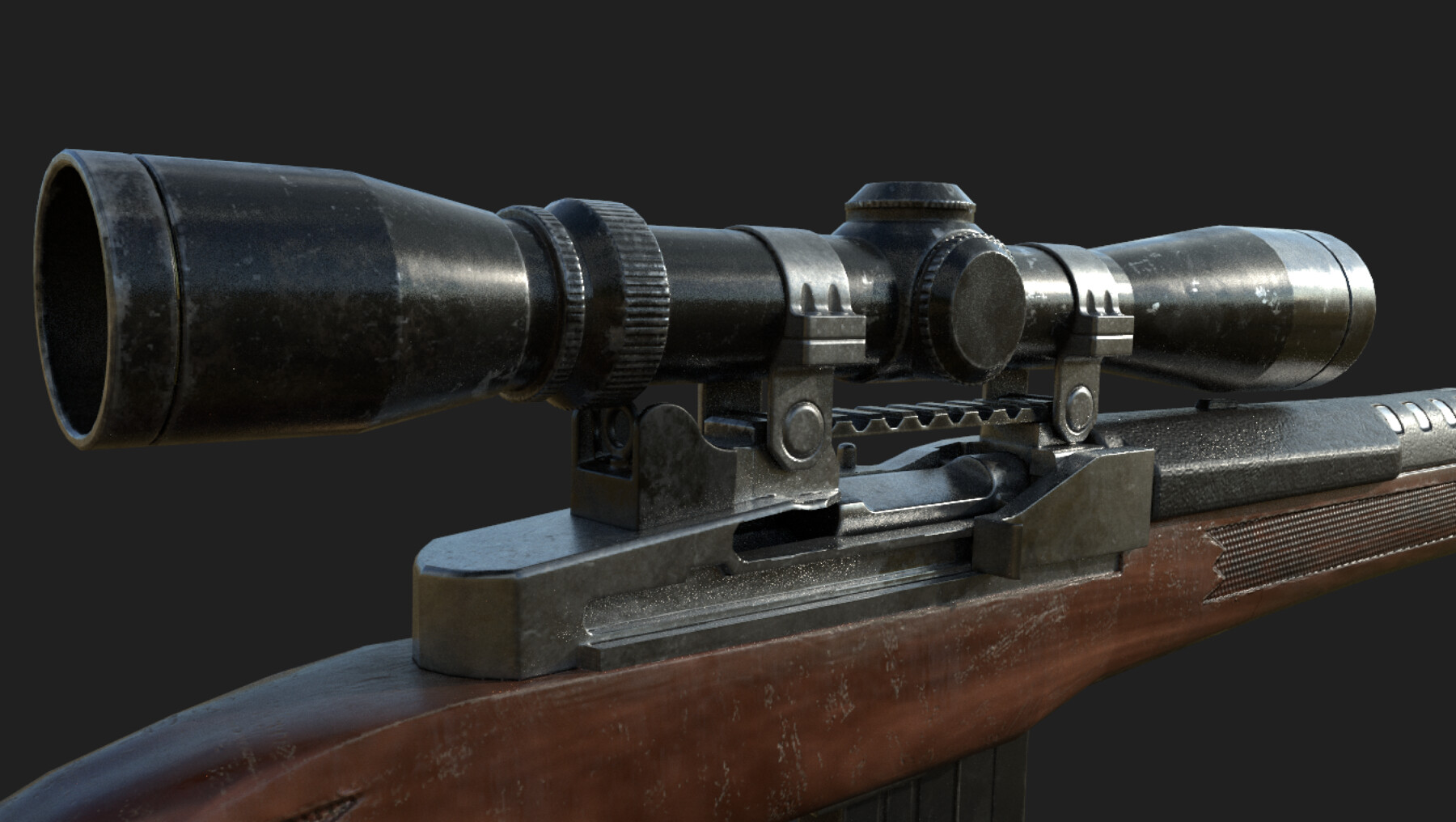 ArtStation - Ruger Mini-14 Hunting Rifle | Game Assets
