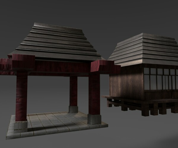 ArtStation - japanese dojo | Resources