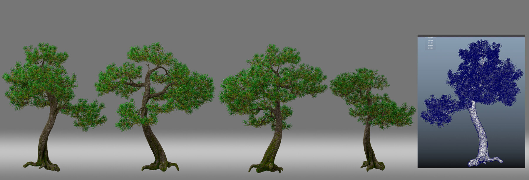 ArtStation - Pine tree | Resources