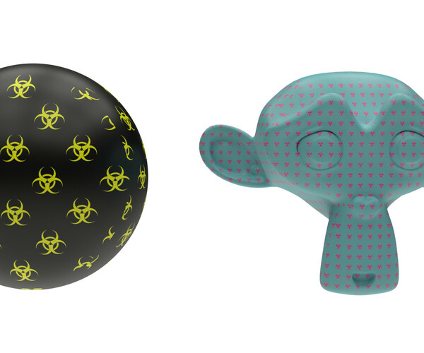 ArtStation - Biohazard procedural texture for Blender | Resources