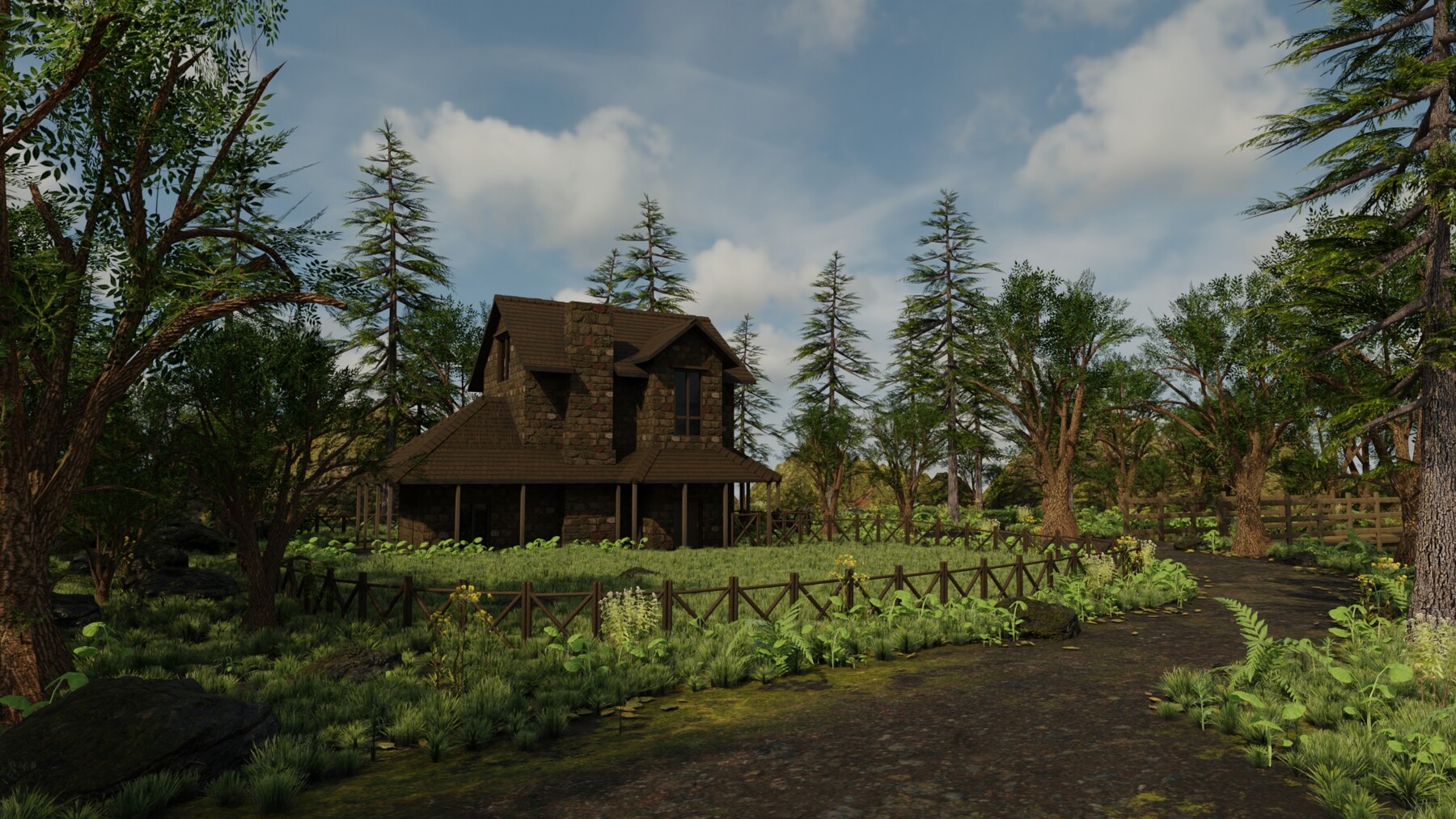 ArtStation - House Scene | Game Assets