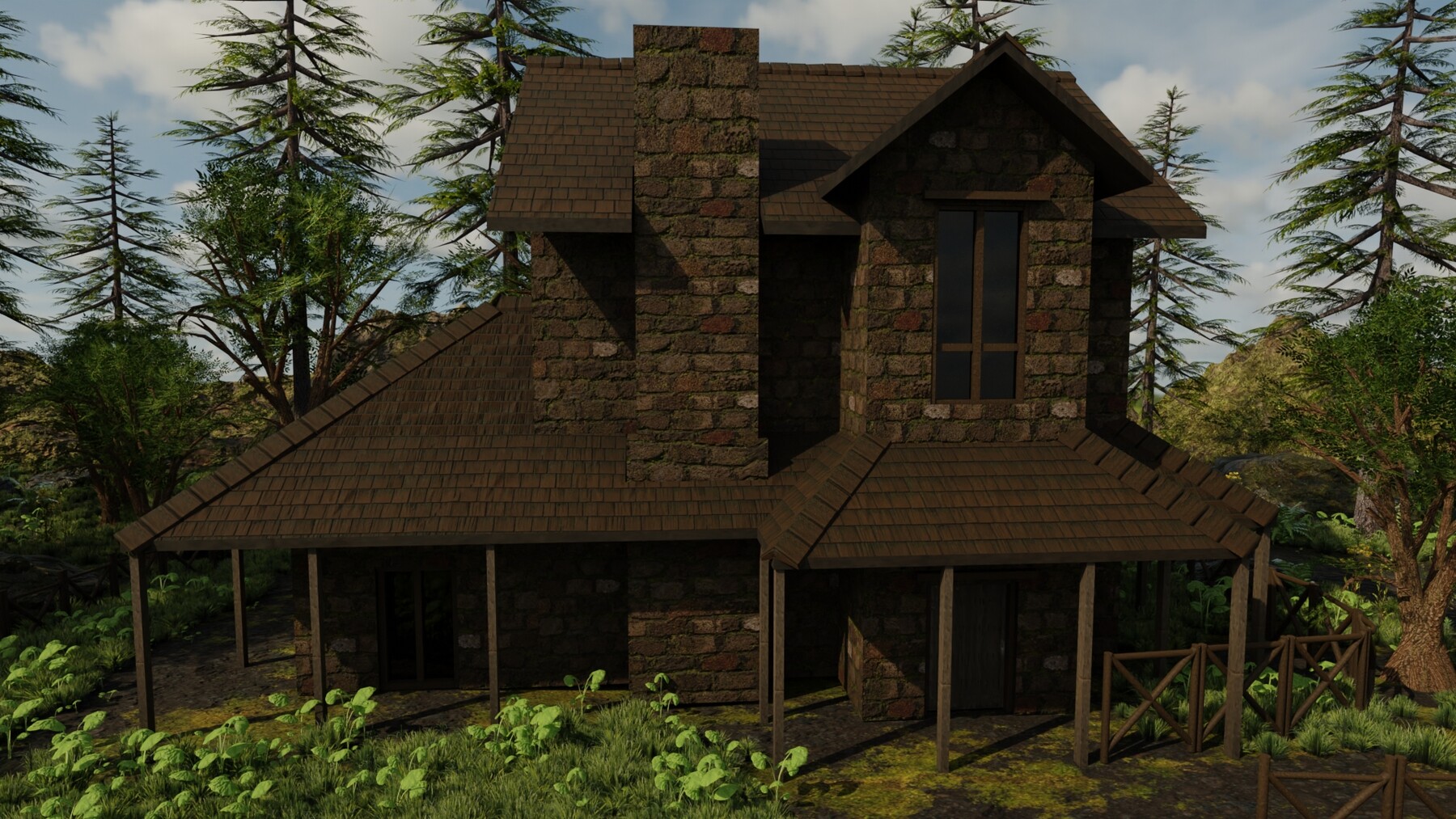 ArtStation - House Scene | Game Assets