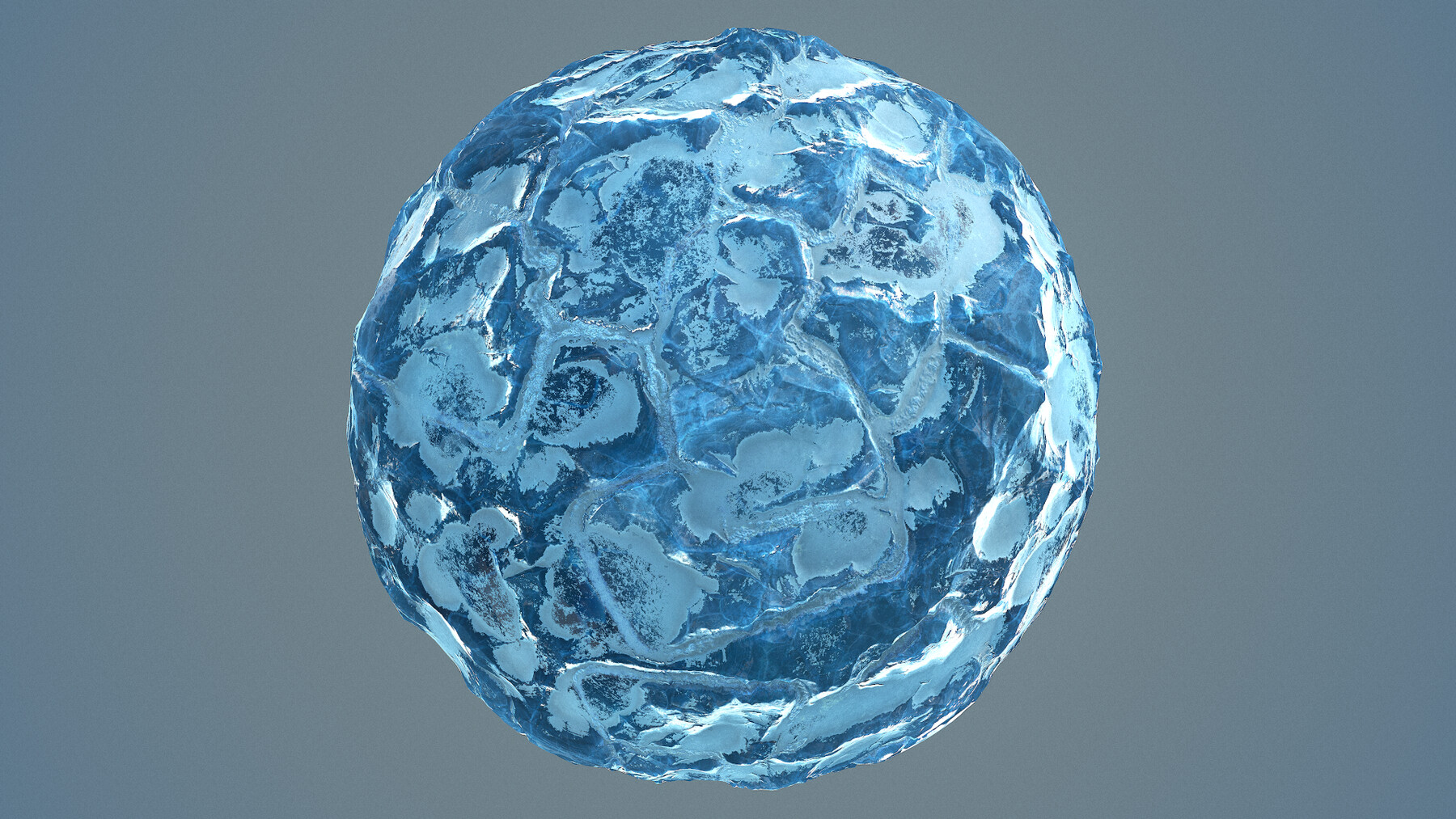 ArtStation - Stylized Snow Ice Glacier Seamless PBR Texture | Game Assets