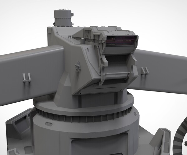 ArtStation - sci-fi Turret 5 | Resources