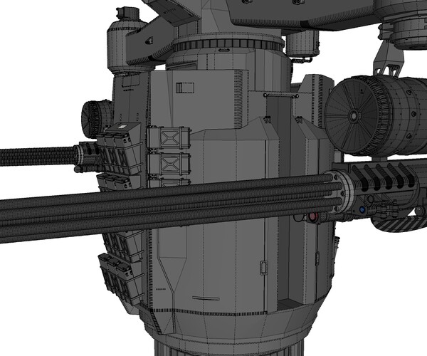 ArtStation - sci-fi Turret 5 | Resources