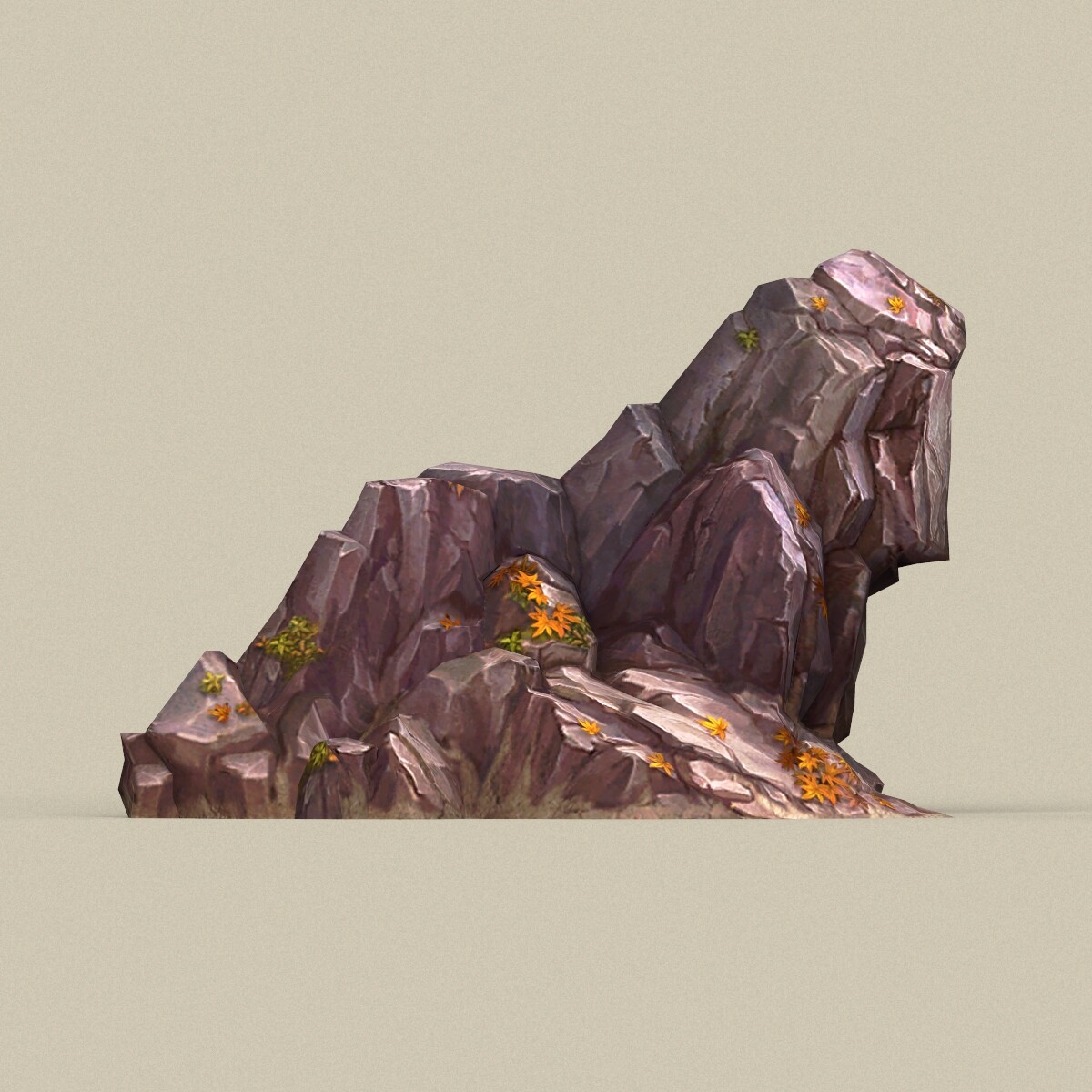 ArtStation - Game Ready Stone Rock 01 | Game Assets
