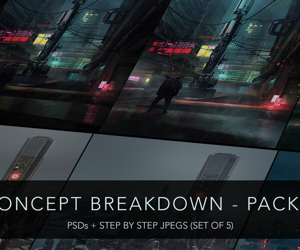 ArtStation - Concept Breakdown - Pack 1 | Tutorials