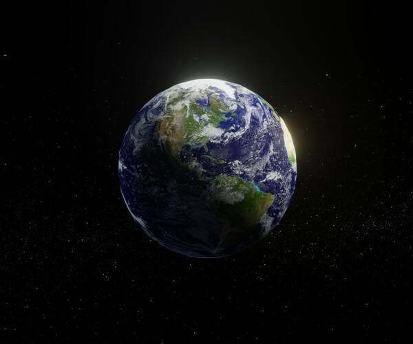 ArtStation - Photorealistic Earth 2k Textures 3D Model | Game Assets