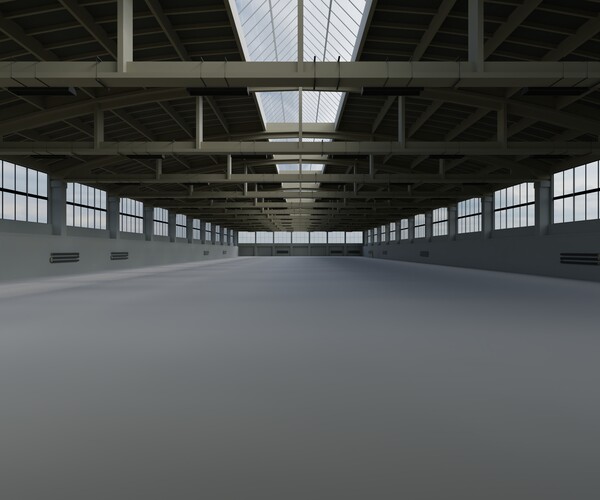 ArtStation - Factory Hall Interior 2 | Game Assets