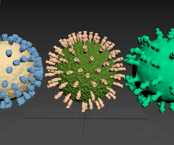 ArtStation - virus pack 3d model | Resources
