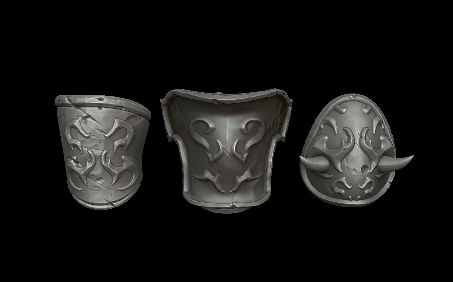 ArtStation - Stylized Armor Plates Vol- 1 | Resources
