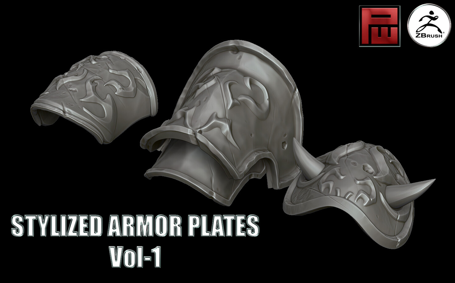 ArtStation - Stylized Armor Plates Vol- 1 | Resources
