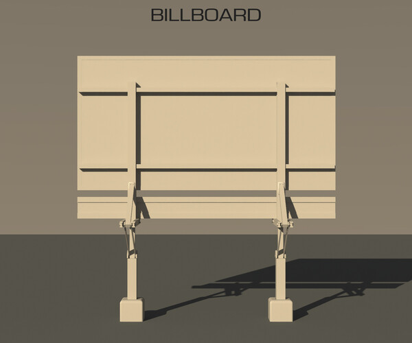 ArtStation - Illuminated Billboard 2P | Resources