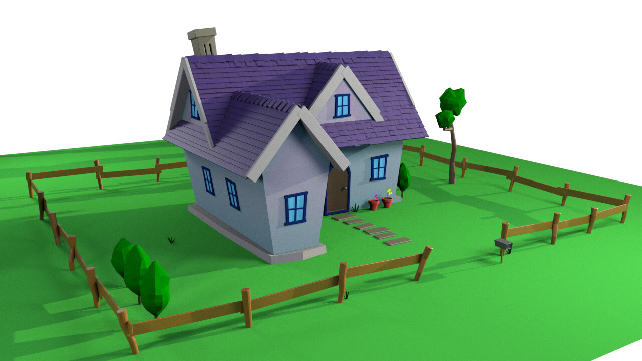 ArtStation - Cartoon House | Resources