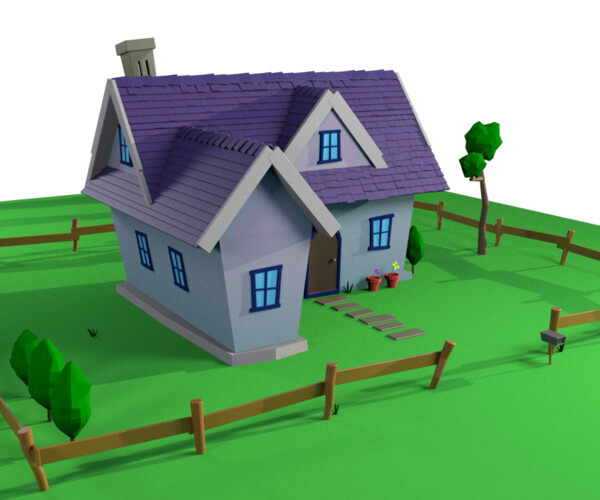 ArtStation - Cartoon House | Resources