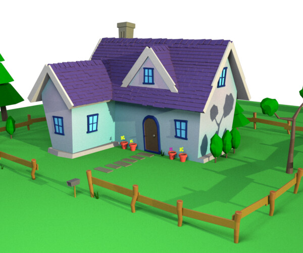 ArtStation - Cartoon House | Resources