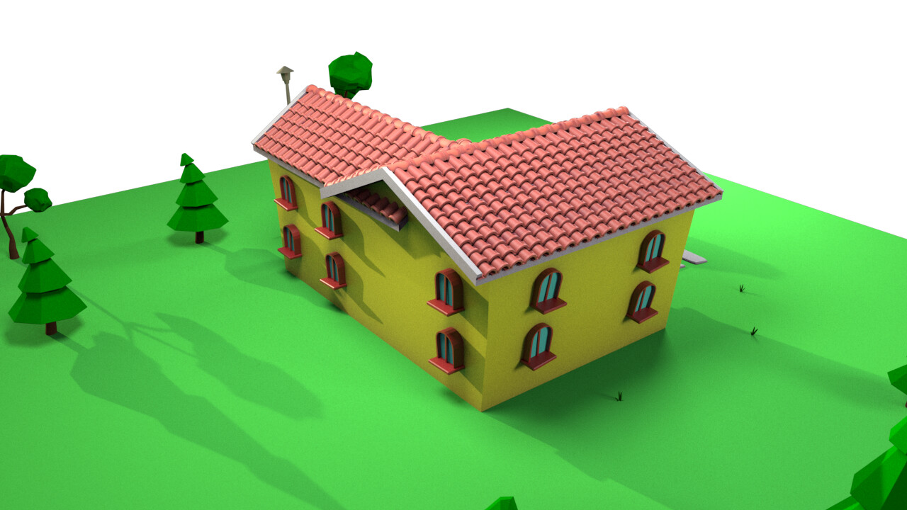 ArtStation - Cartoon house 2 | Game Assets