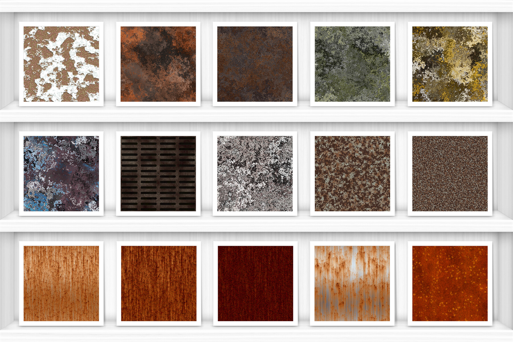ArtStation - 50 Rust Background Textures. Seamless Transition. | Game ...