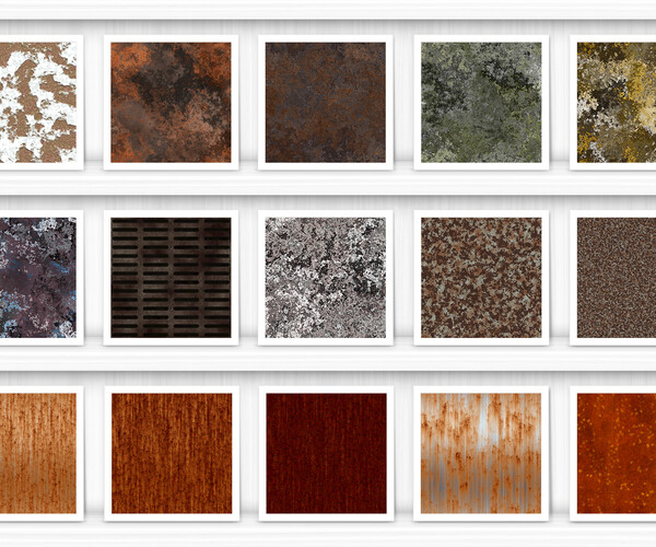 ArtStation - 50 Rust Background Textures. Seamless Transition. | Game ...