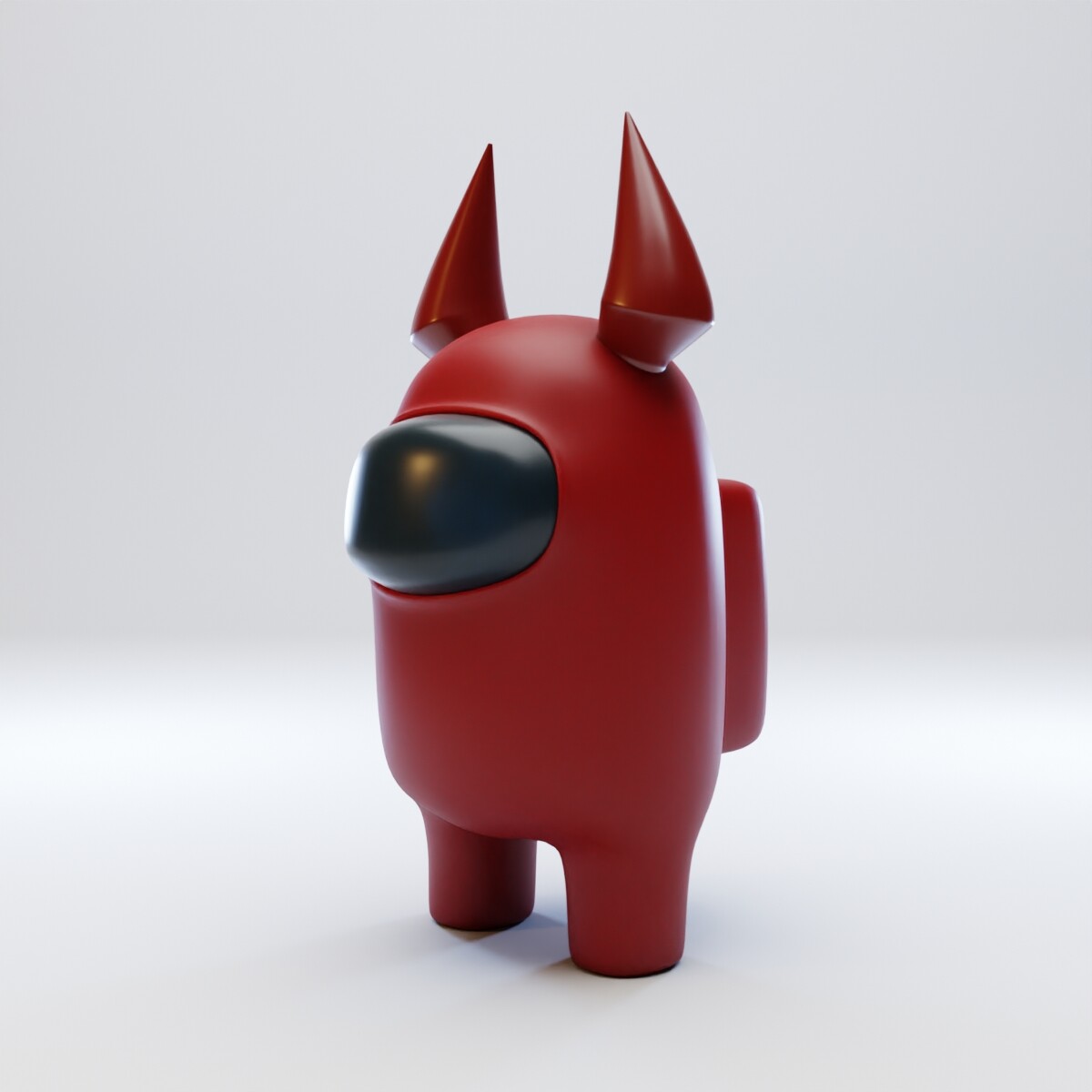 ArtStation - Among Us Devil Horns Character | Game Assets
