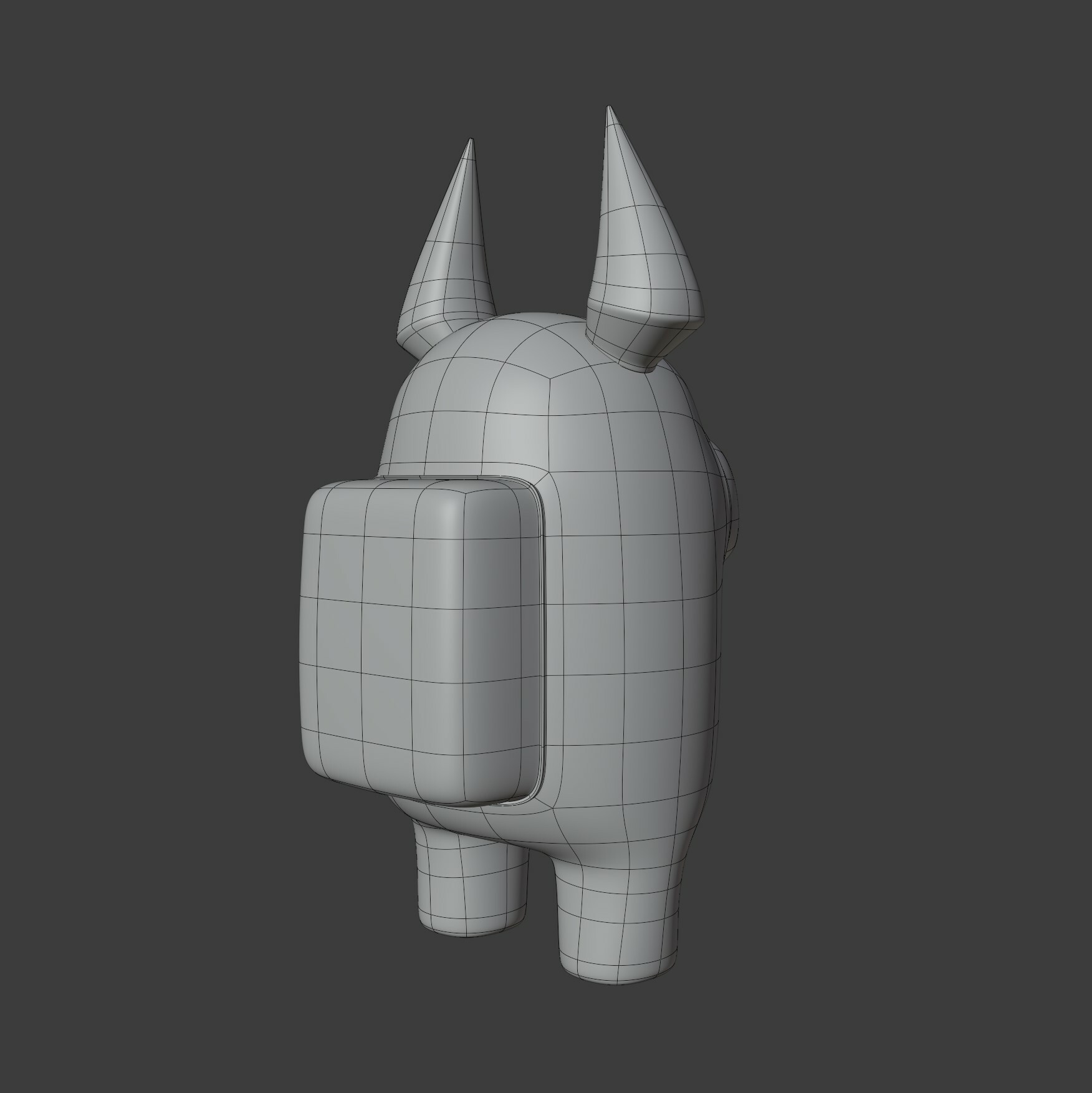 ArtStation - Among Us Devil Horns Character | Game Assets