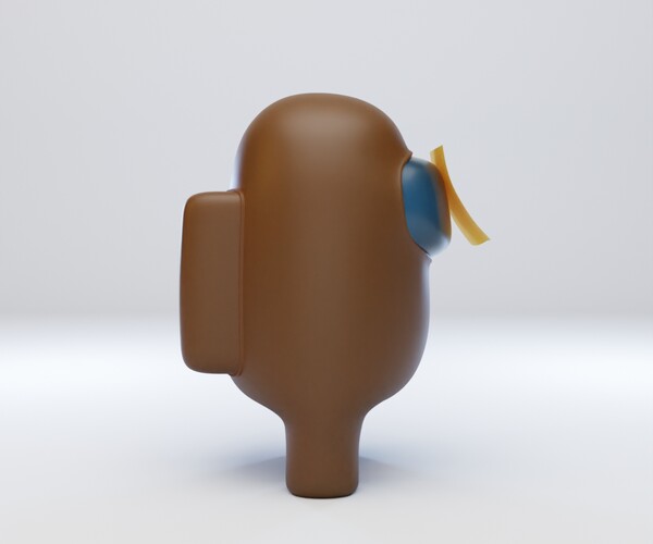 ArtStation - Among Us Dum Sticky Note Character | Resources