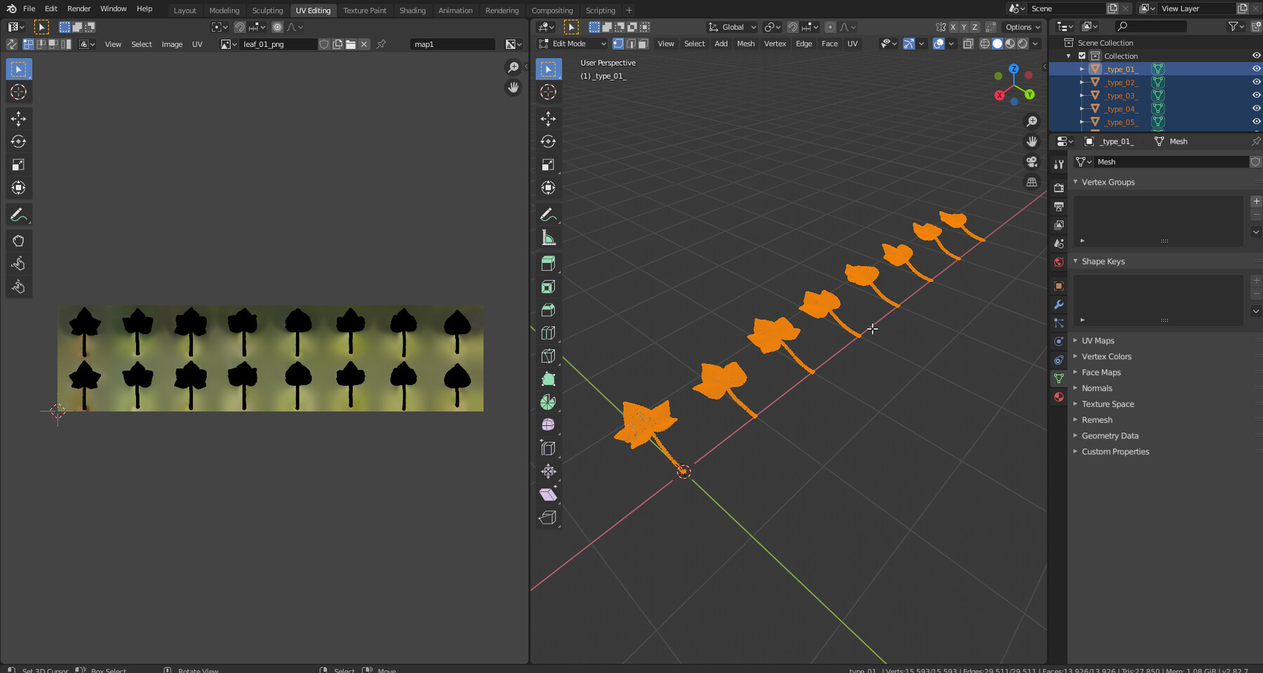 ArtStation - ivy leaves 3D model | Resources