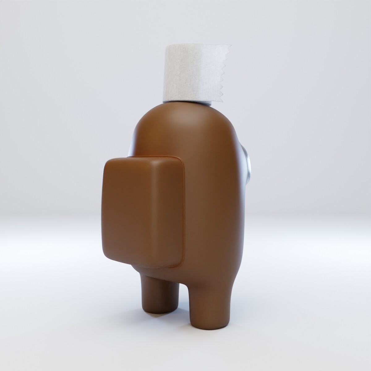 Artstation Among Us Toilet Paper Hat Character Resources