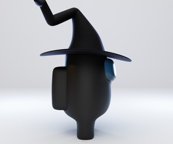 ArtStation - Among Us Witch Hat Character | Resources