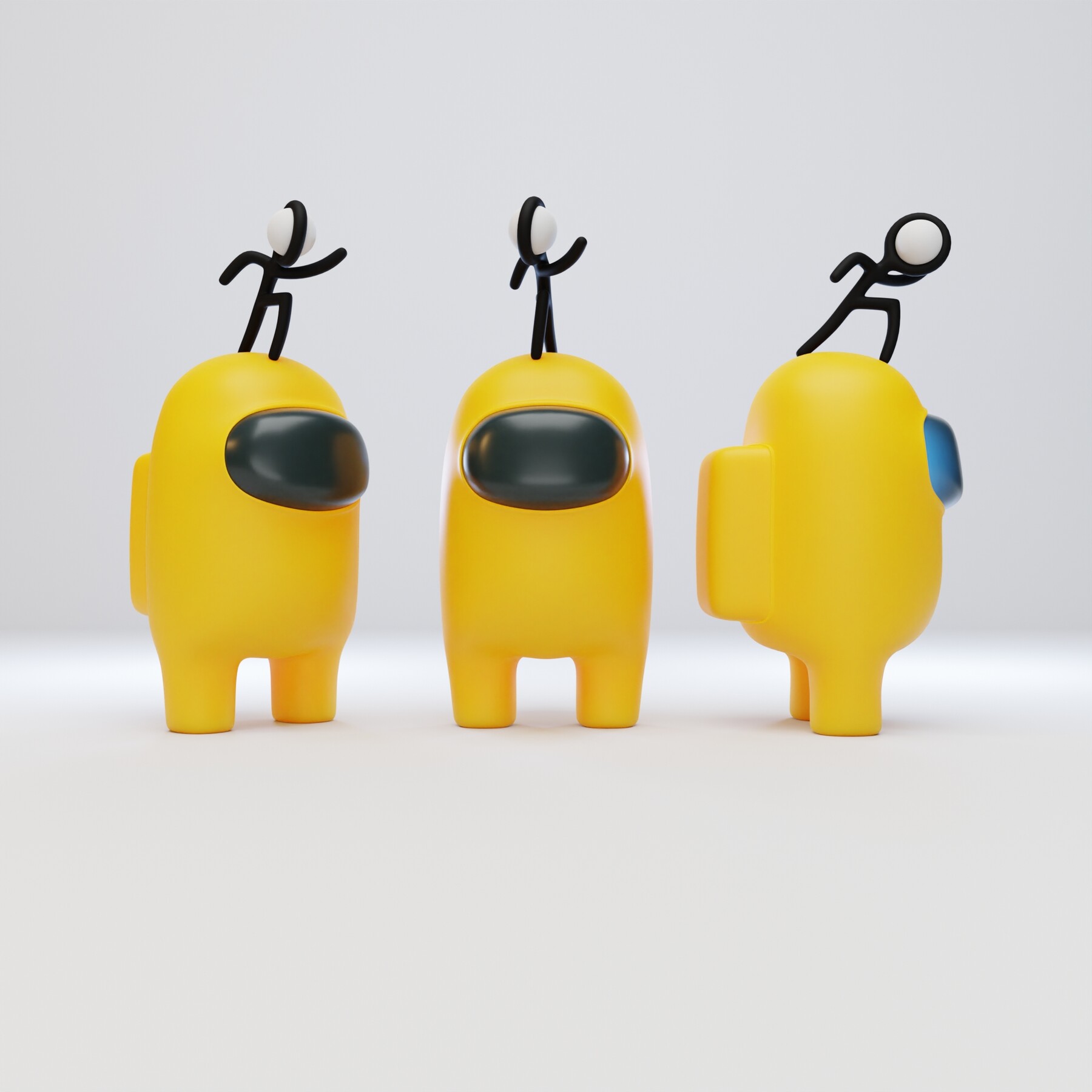 ArtStation - Among Us Stickmin Figure Character | Resources