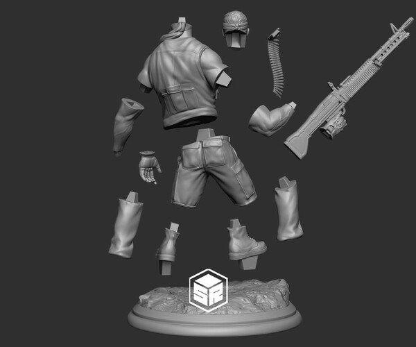 ArtStation - Soldier - 3D Print Ready | Resources