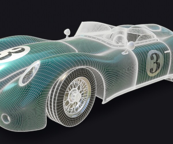 ArtStation - Vintage Racing Car PBR | Resources