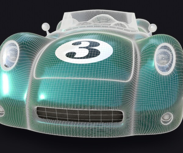 ArtStation - Vintage Racing Car PBR | Resources
