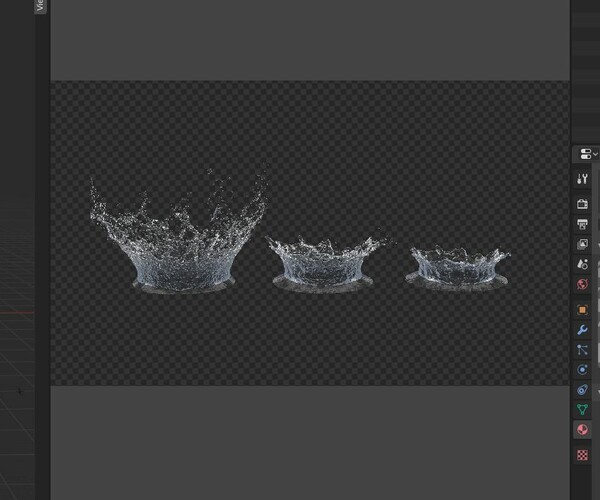 ArtStation - Water Splash 3D Model | Game Assets
