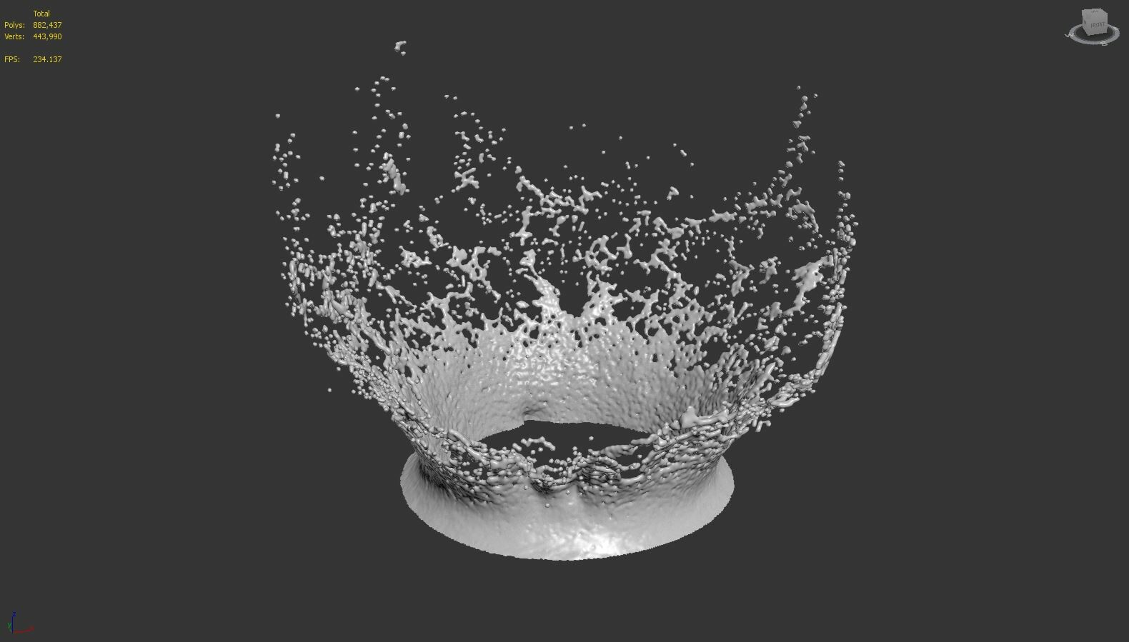 ArtStation - Water Splash 3D Model | Game Assets