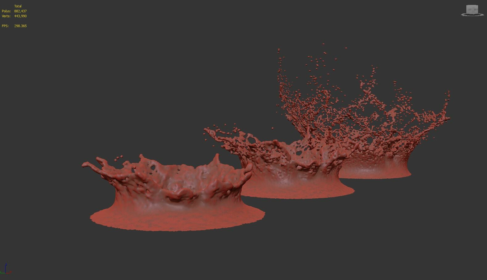ArtStation - Water Splash 3D Model | Game Assets