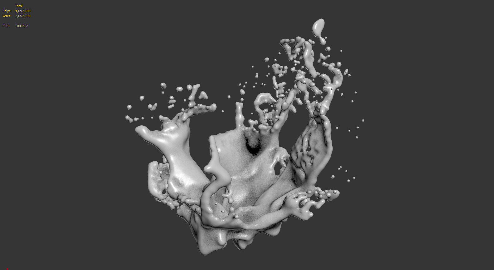 ArtStation - Water Splash 3D Model | Game Assets