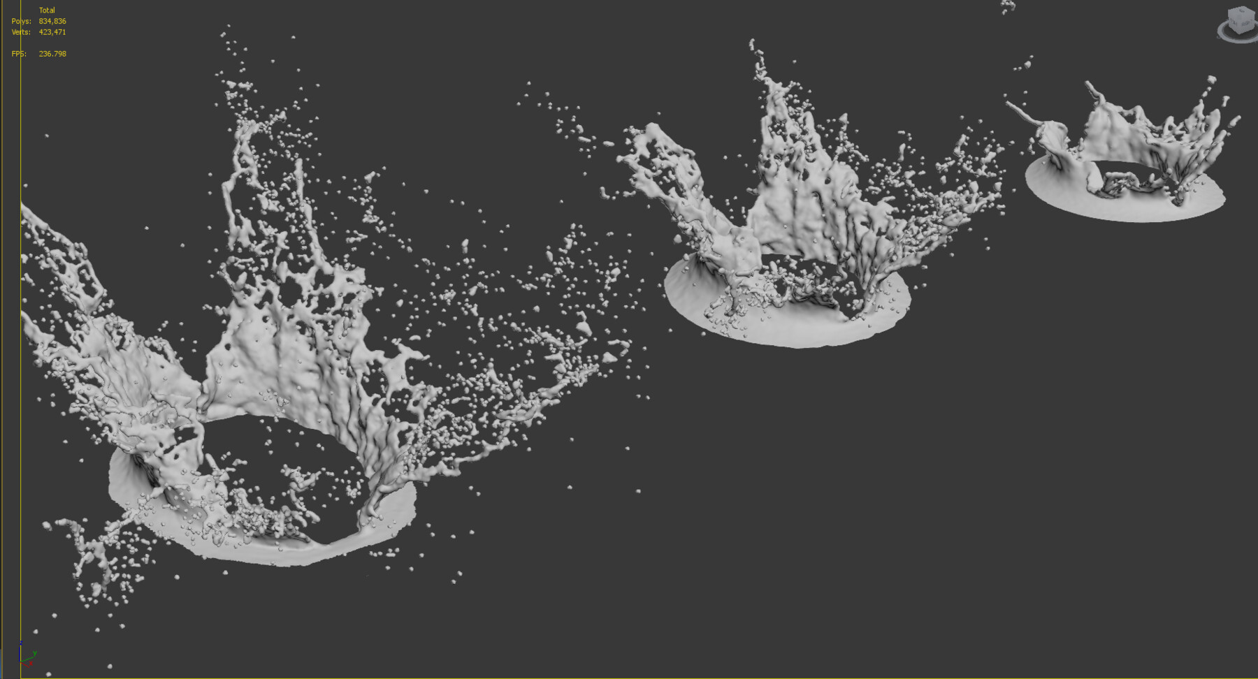 ArtStation - Water Splash 3D Model | Game Assets