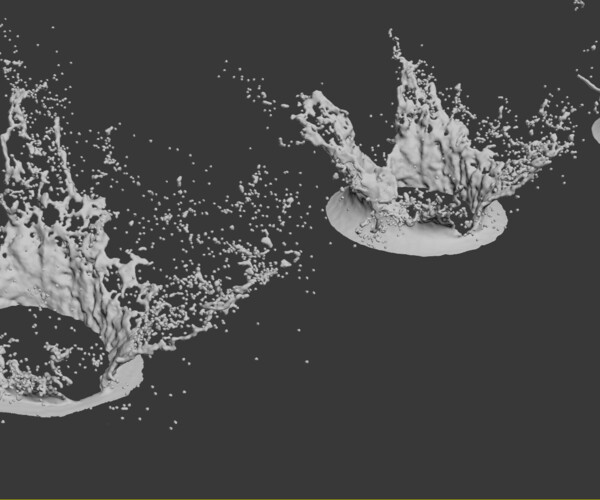 ArtStation - Water Splash 3D Model | Game Assets