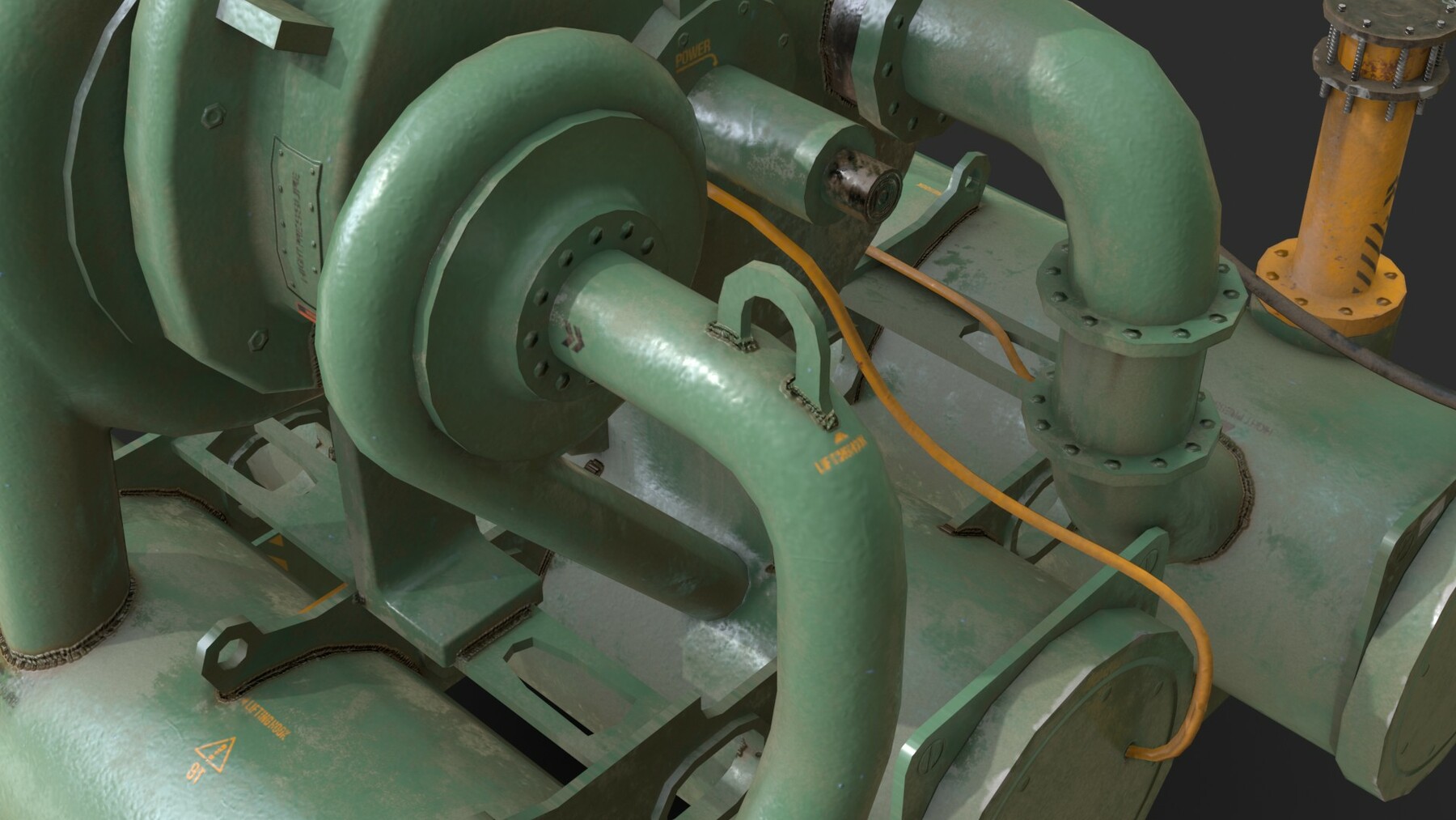 ArtStation - Industrial Compressor | Game Assets