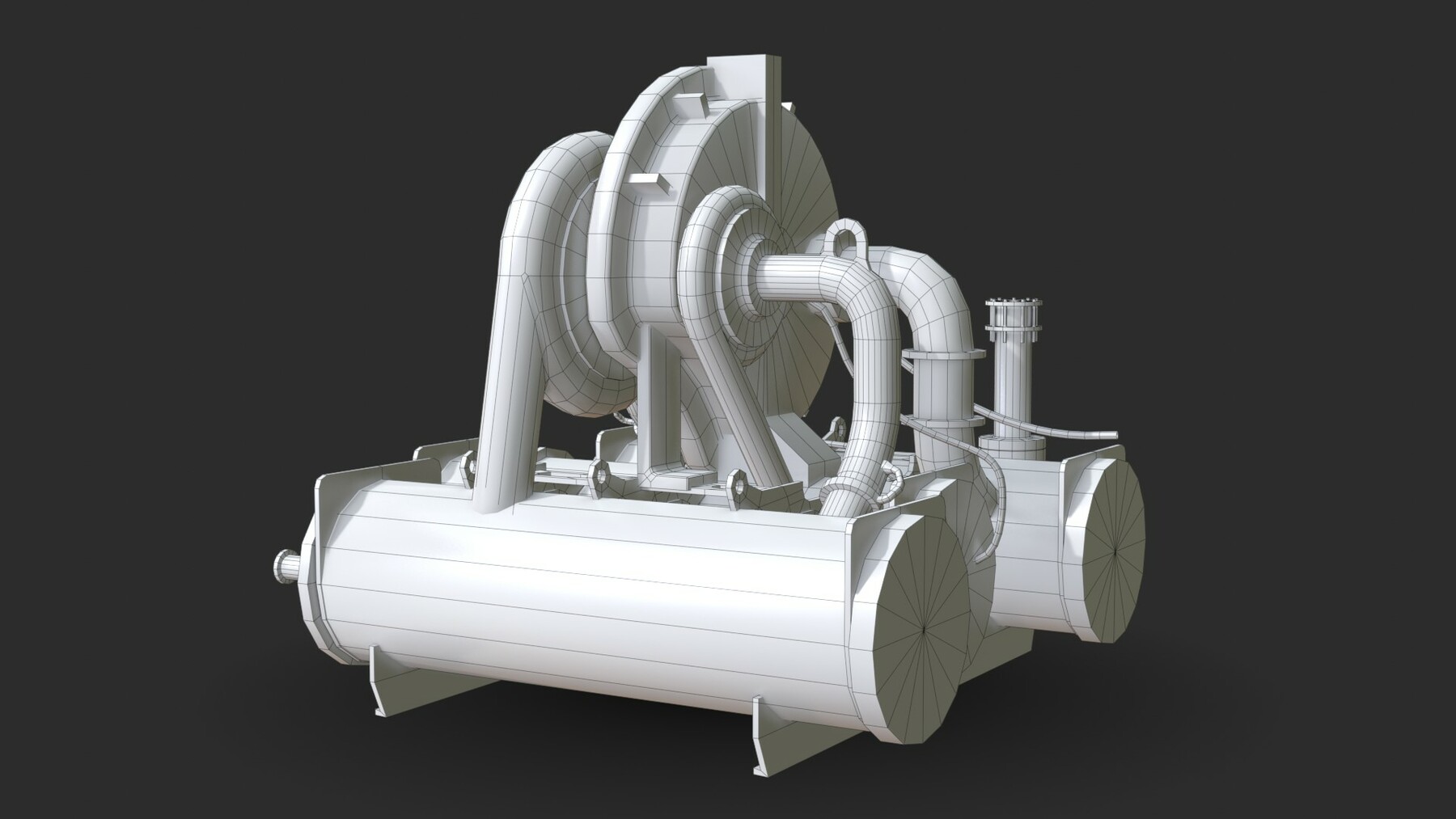 ArtStation - Industrial Compressor | Game Assets
