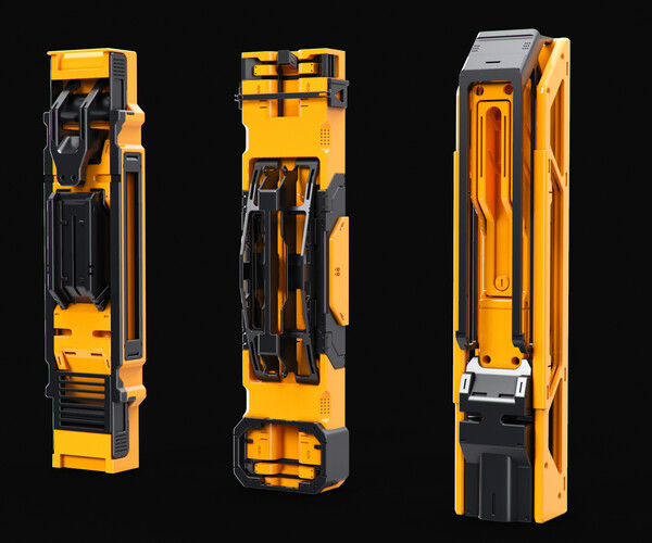 ArtStation - Sci-Fi Hard Surface Kitbash / Pillars | Resources