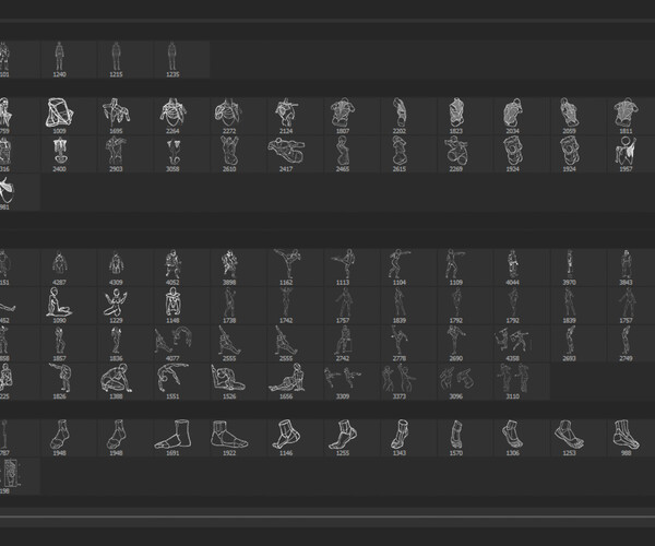 ArtStation - Anatomy HelpBrushes [ 300 CHETBRUSHES to Push Anatomy skills ] | Artworks