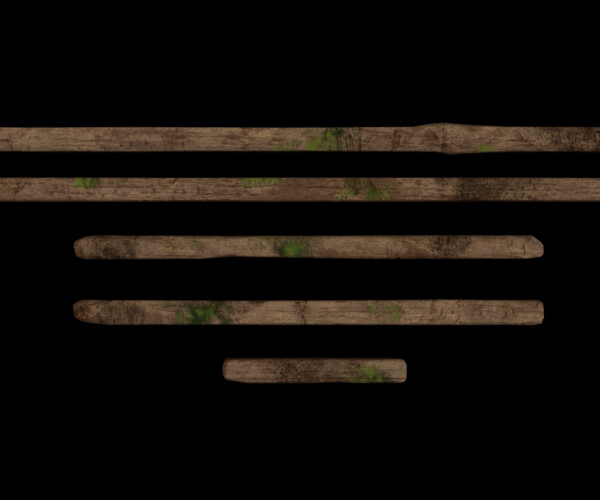 ArtStation - Low Poly Wood Model Pack | Game Assets