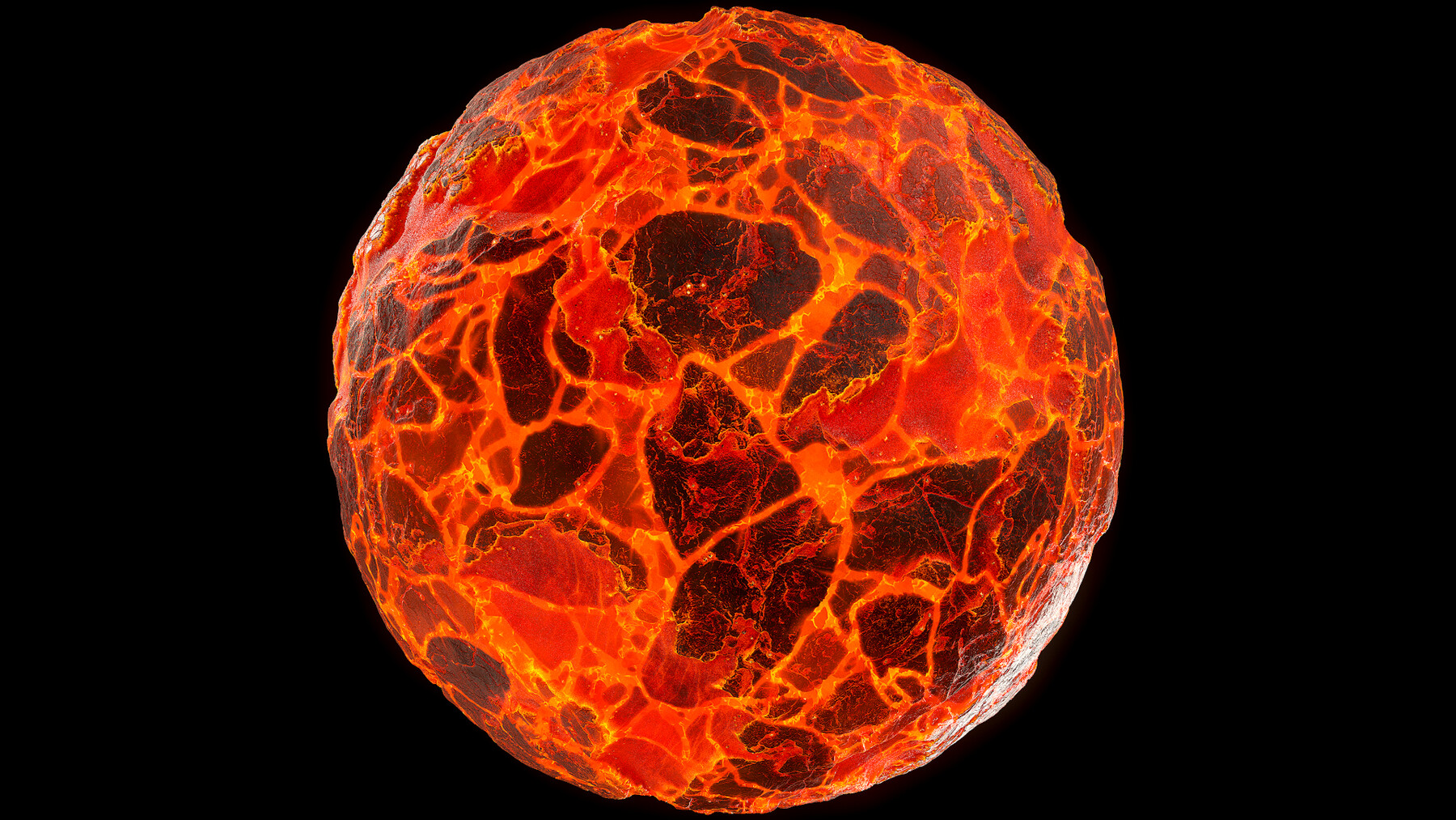 Pamir Bal - Lava Magma Glowing Emissive Rock Ground Crag Terrain ...