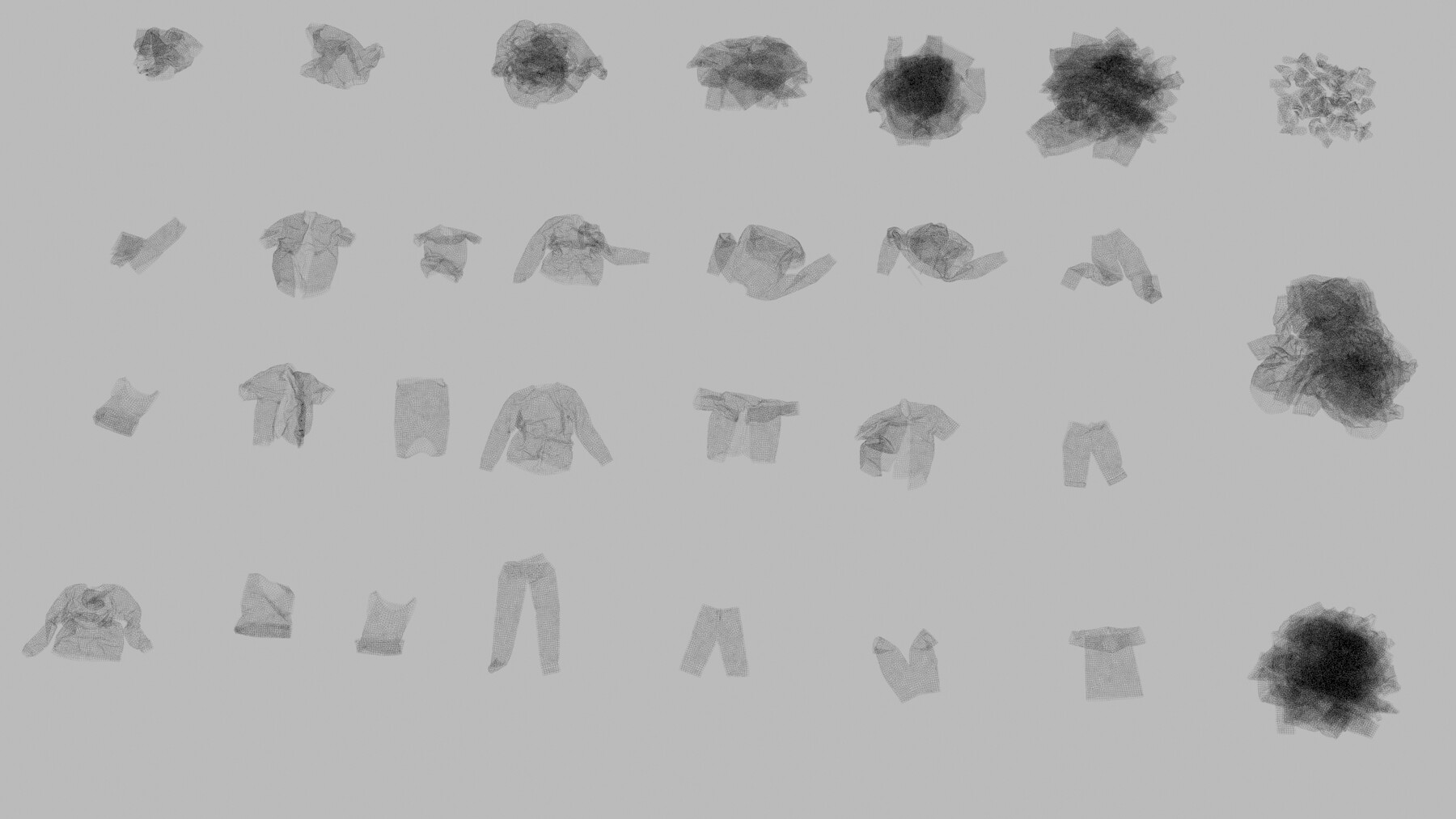 ArtStation - Cloth Piles Collection | Game Assets