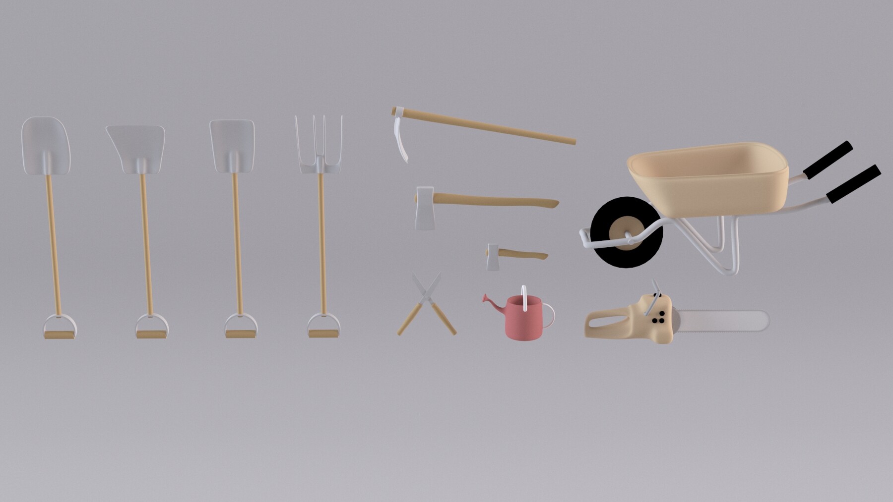 ArtStation - 11 Tools Collection | Game Assets