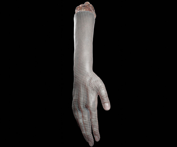 ArtStation - Hand -Arm Severed low poly | Game Assets